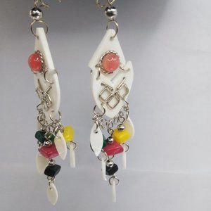 Jewelry | Peruvian Earrings In Alpaca And Natural Stone | Poshmark